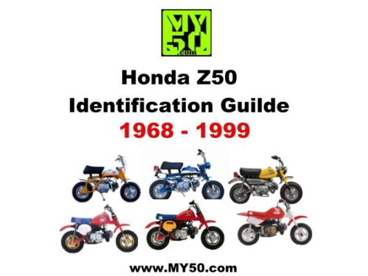 Free Honda Z50 Identification guide - MY50 Motorcycles