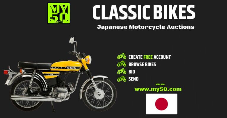 Japanese Motorcycle Auctions Guide - MY50 Motorcycles