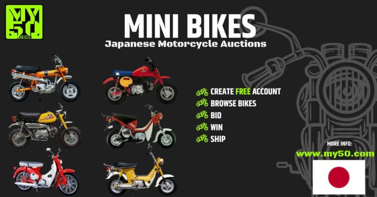 Japanese Motorcycle Auctions Guide - MY50 Motorcycles